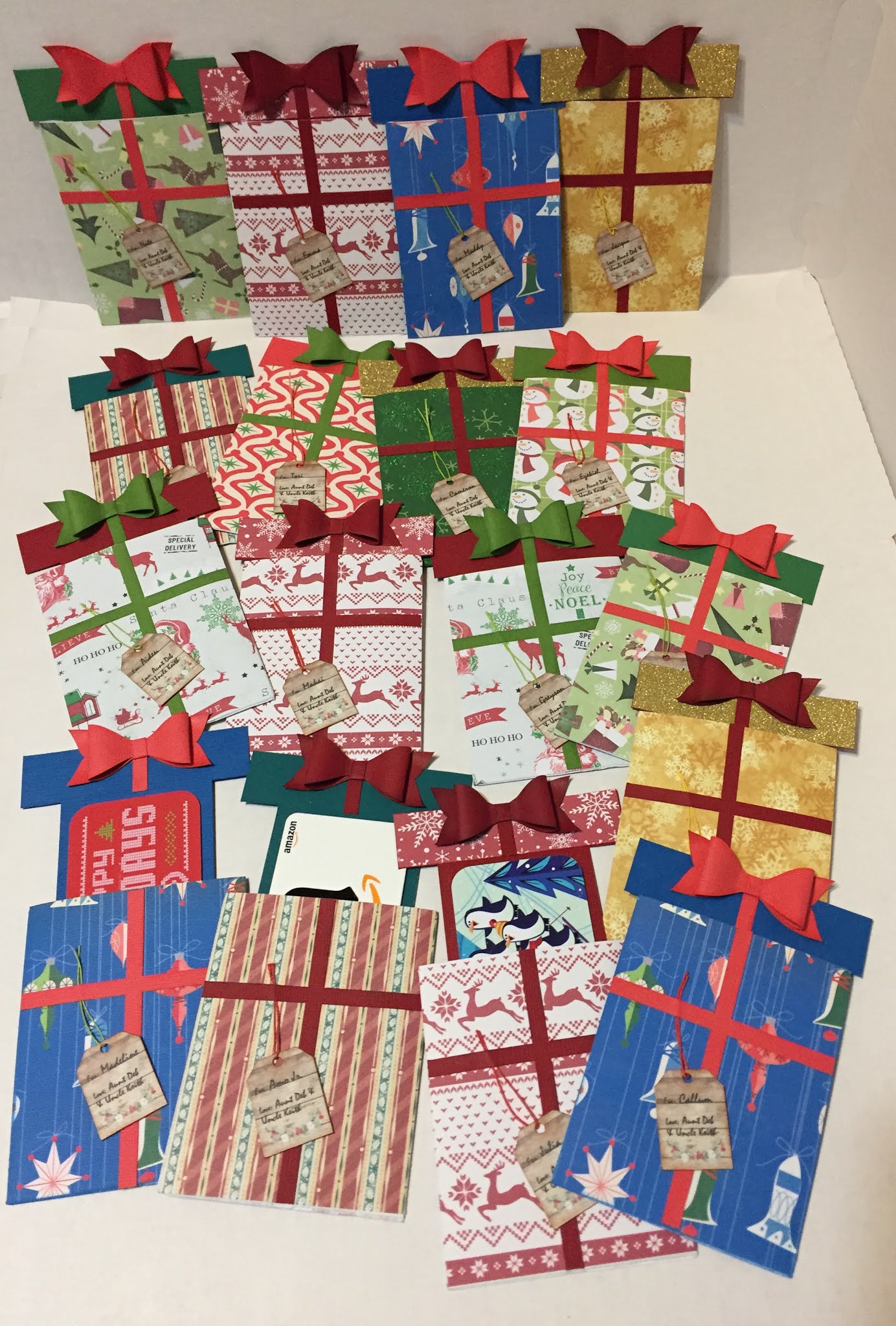 Deb's Crafty Side: Gift Card Slider Holders