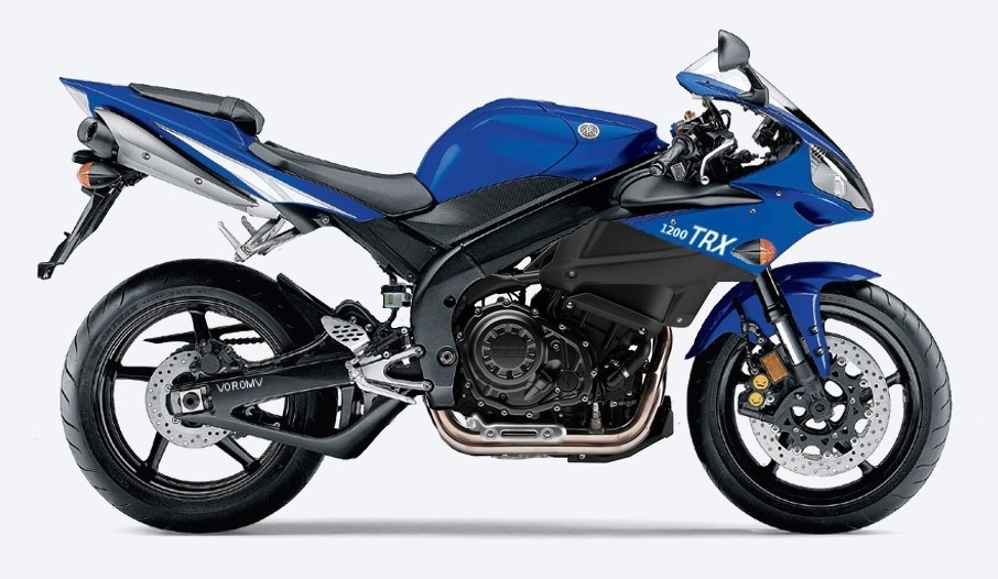 VOROMV Moto: Bocetos. Yamaha TRX 1200 El "revival" de una moto de culto