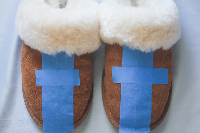 Prep In Your Step: Under $30 Monogrammed Slipper DIY