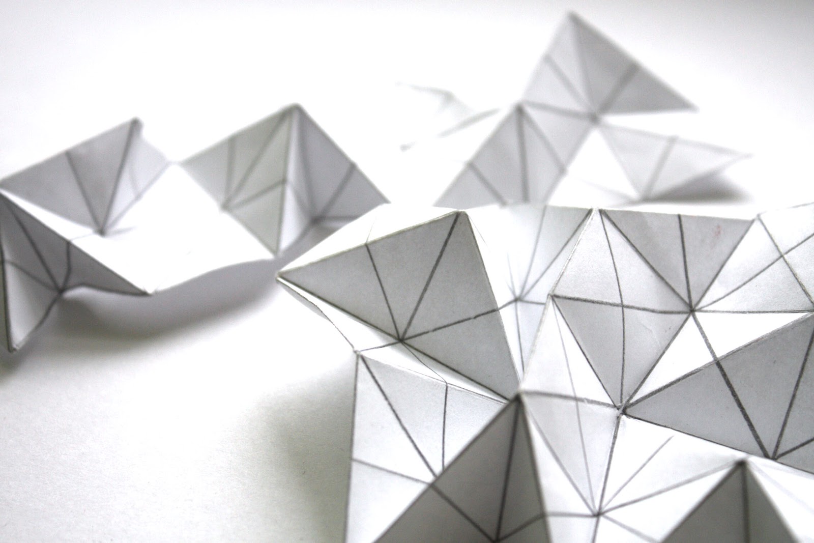 Like The Noonday Sun: Origami Paper Tessellations