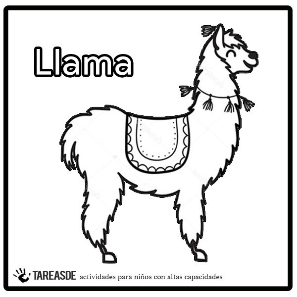 Dibujo de llama para colorear e imprimir - Imagenes de Amor Bonitas