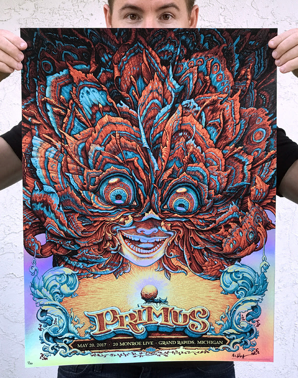 INSIDE THE ROCK POSTER FRAME BLOG: N.C. Winters Primus Grand Rapids ...