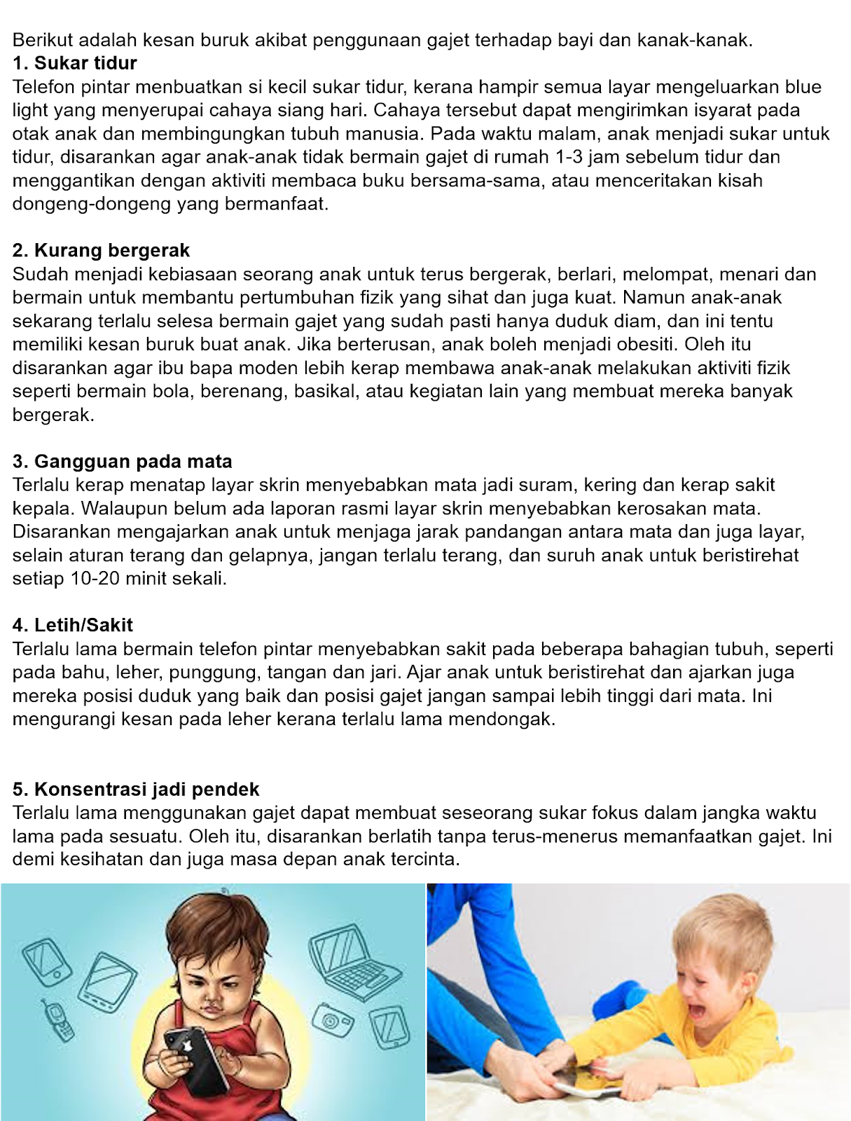 Motivator Budak: 13 Kesan Buruk Pada Anak-Anak Jika Selalu Tengok ...