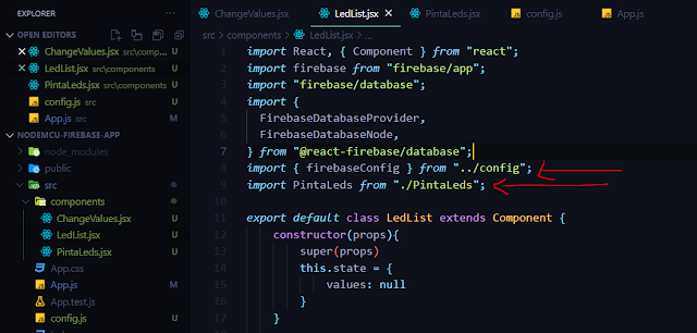 ReactJS Firebase esp8266 Nodemcu Led RGB Frontend - Arduino