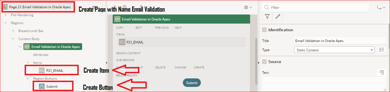 Email Validation In Oracle Apex With Example Javainhand Tutorial