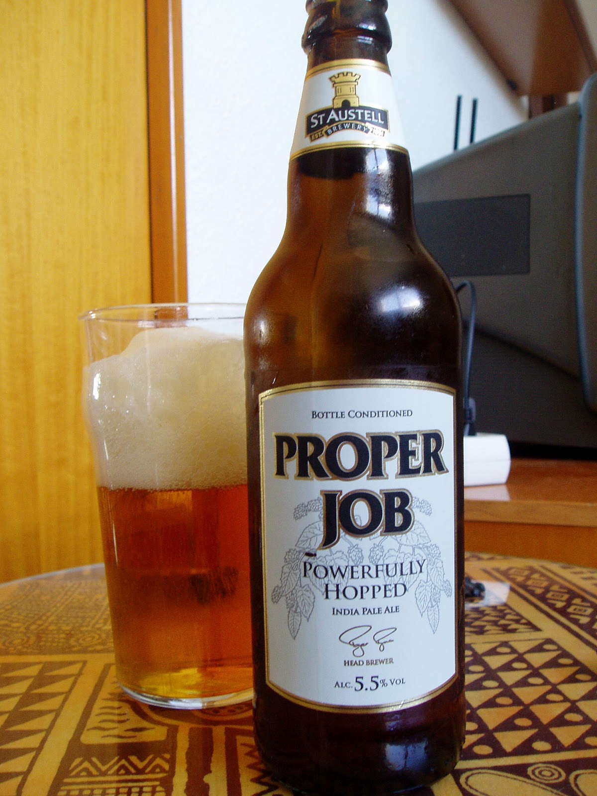 Hipos Urinatum, blog de cervezas: St. Austell Proper Job