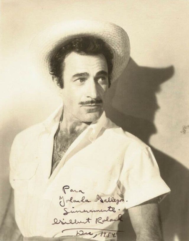 40 Portrait Photos of a Young and Handsome Mexican Actor Gilbert Roland ...