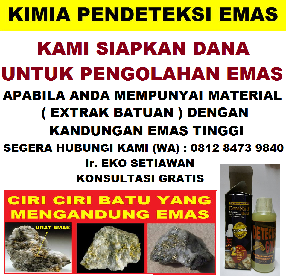 belajar menambang emas: PENGOLAHAN BIJIH EMAS