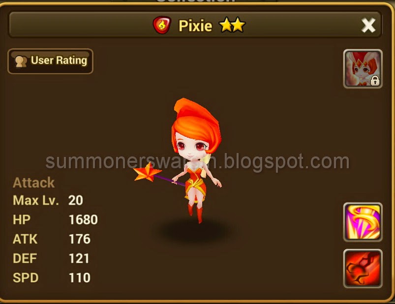 Pixie (Fire) | Summoners War