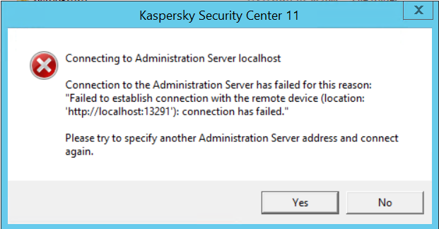 The OptionKey Blog: Fix For Kaspersky Security Center 11 Error Opening ...