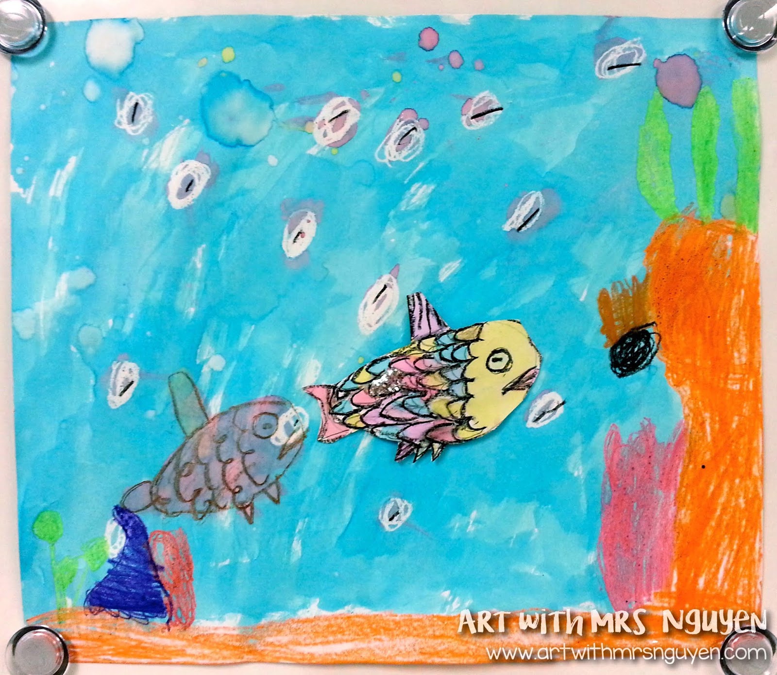 The Rainbow Fish (1st) | Art with Mrs. Nguyen