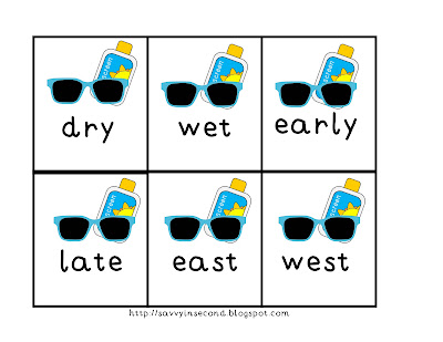 Savvy in Second: Summer Literacy Centers