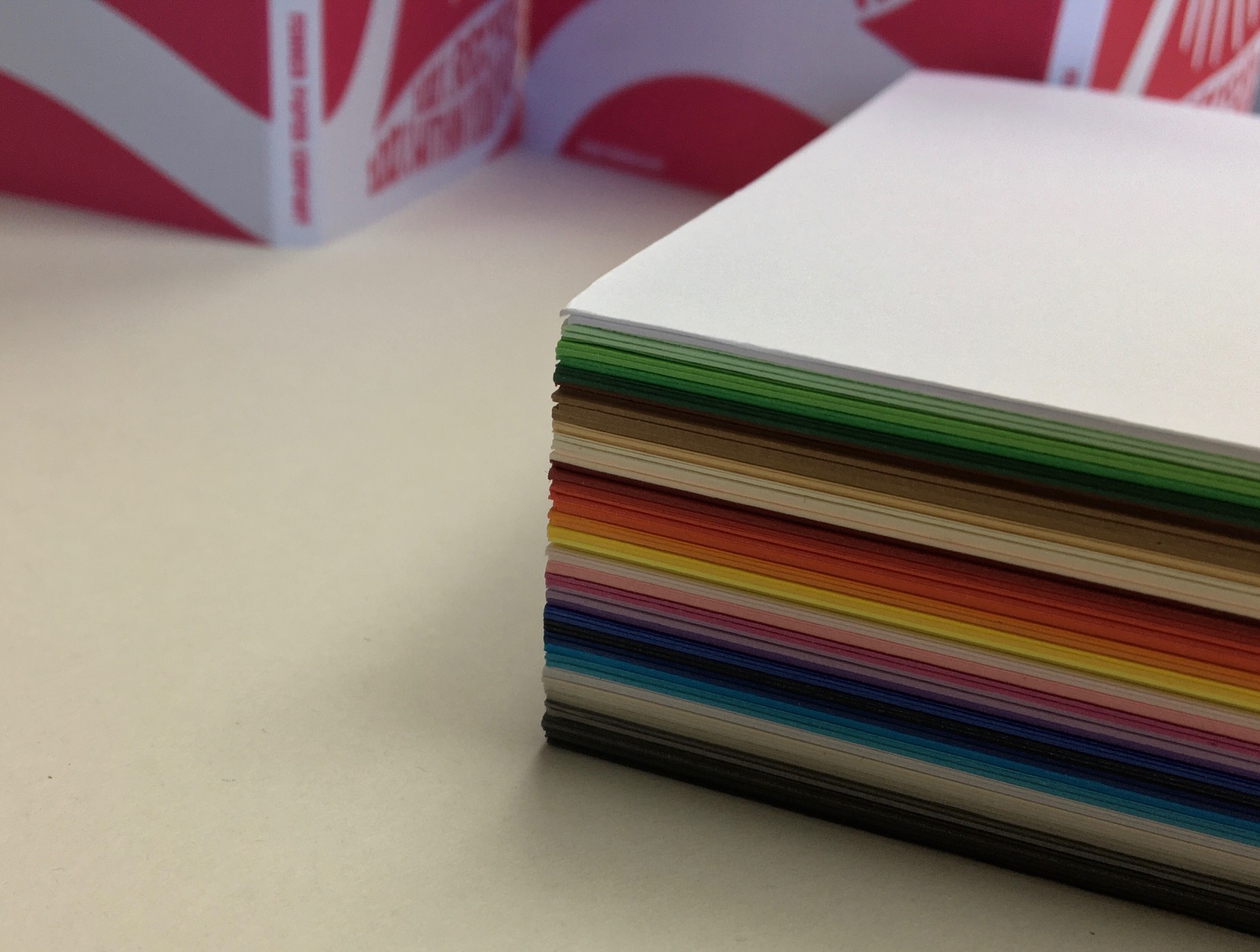 Justin's Amazing World At Fenner Paper: Colorset has 36 shades...