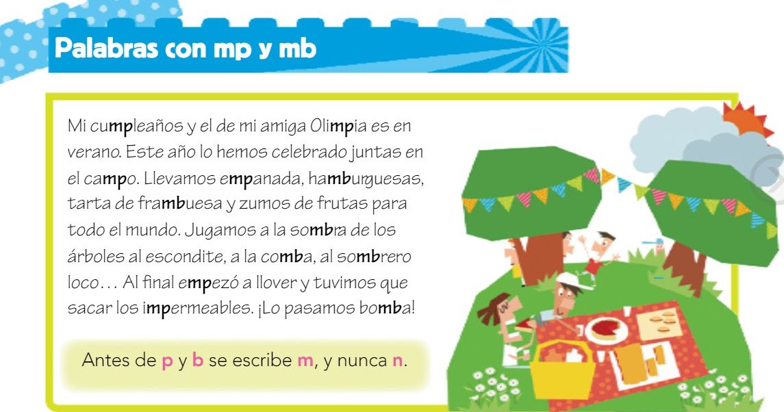 SegundoA19deAbril: PALABRAS CON MP Y MB