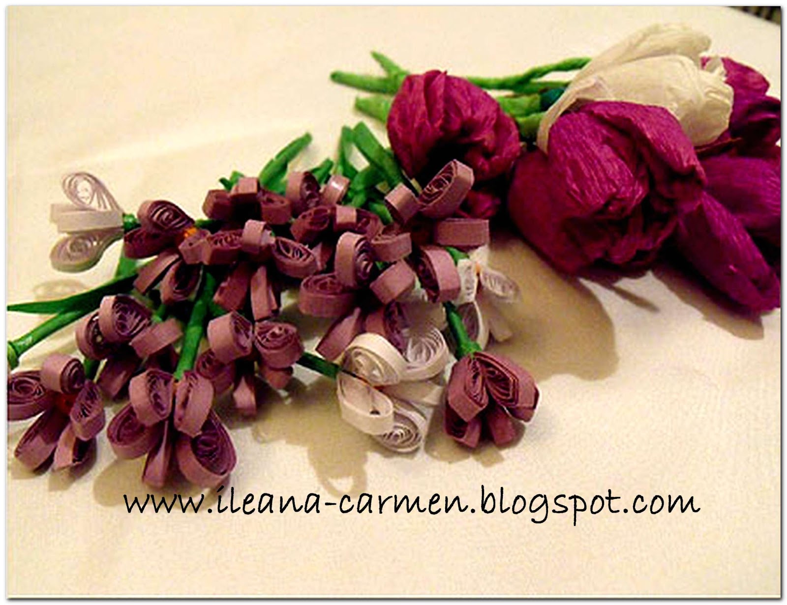 hobbies: TUTORIAL - 3d Crocuses Made by Quilling Method