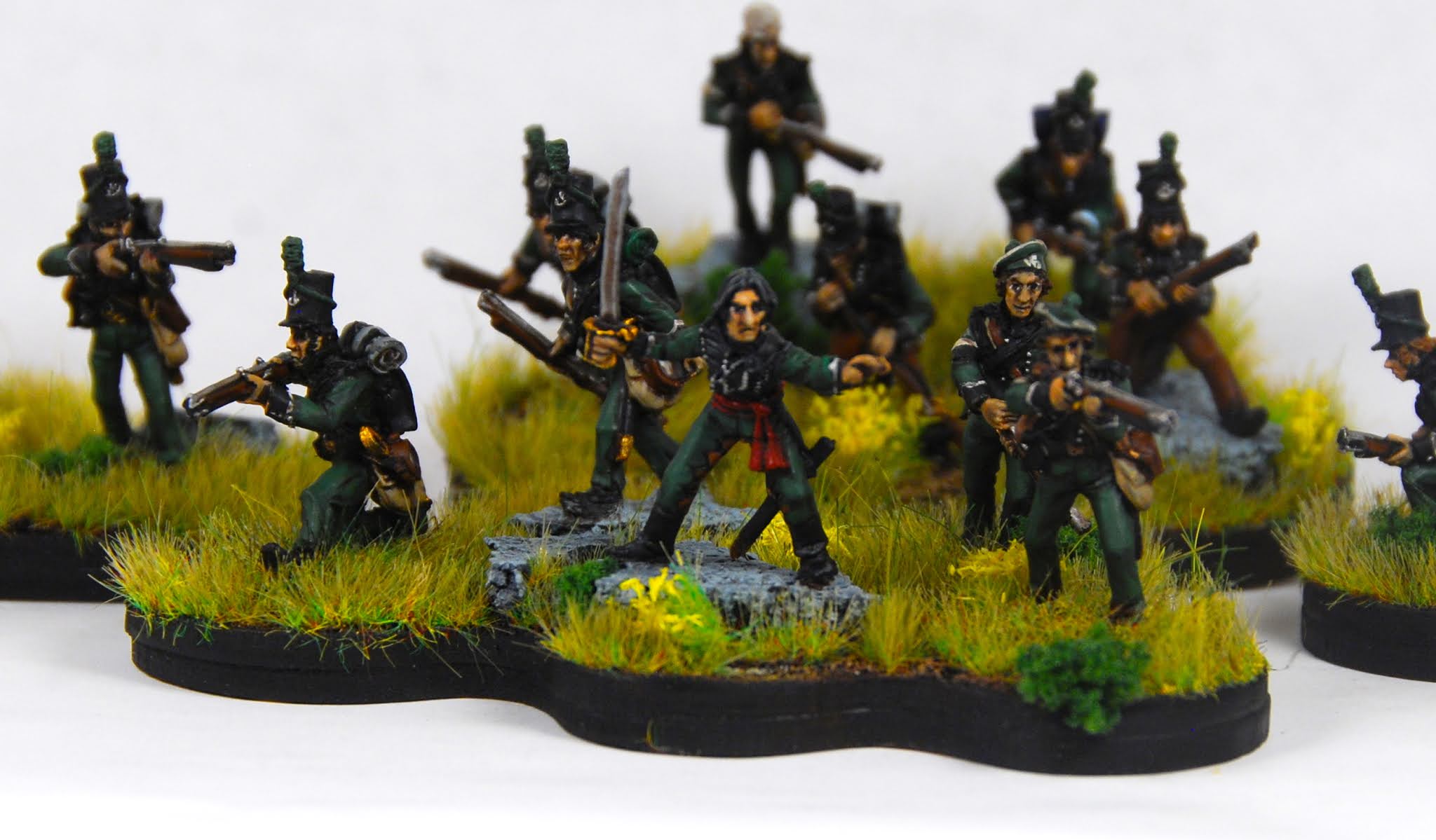 Lord Ashram's House of War: Painted up my own 28mm 95th Rifles and ...