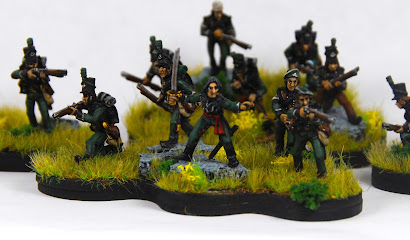 Lord Ashram's House of War: Painted up my own 28mm 95th Rifles and ...