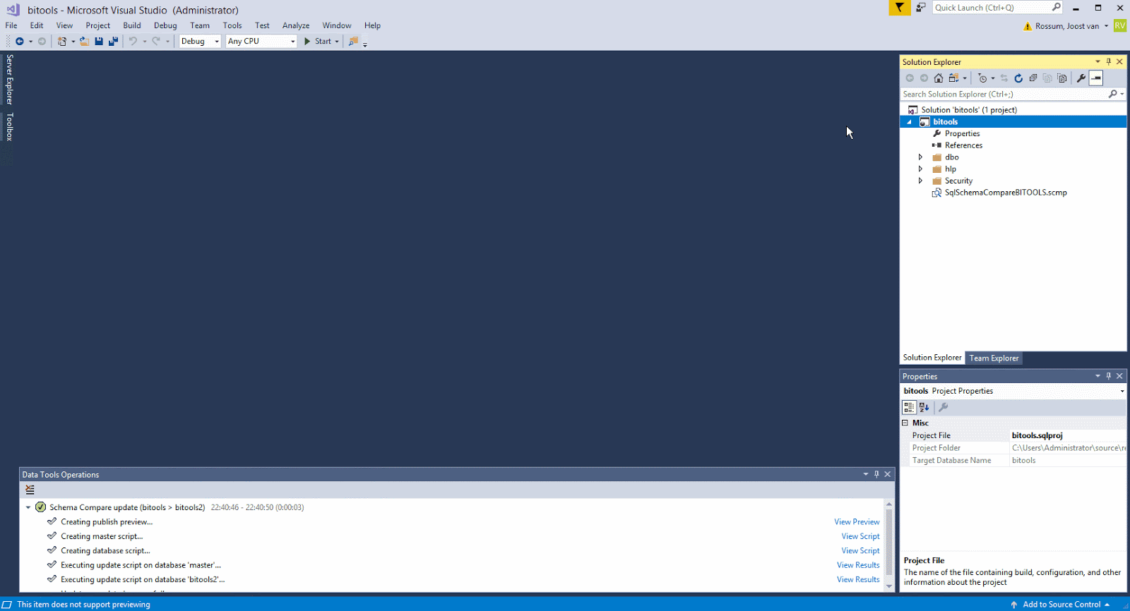 Microsoft Bi Tools Databases In Devops Pre Deployment Scripts