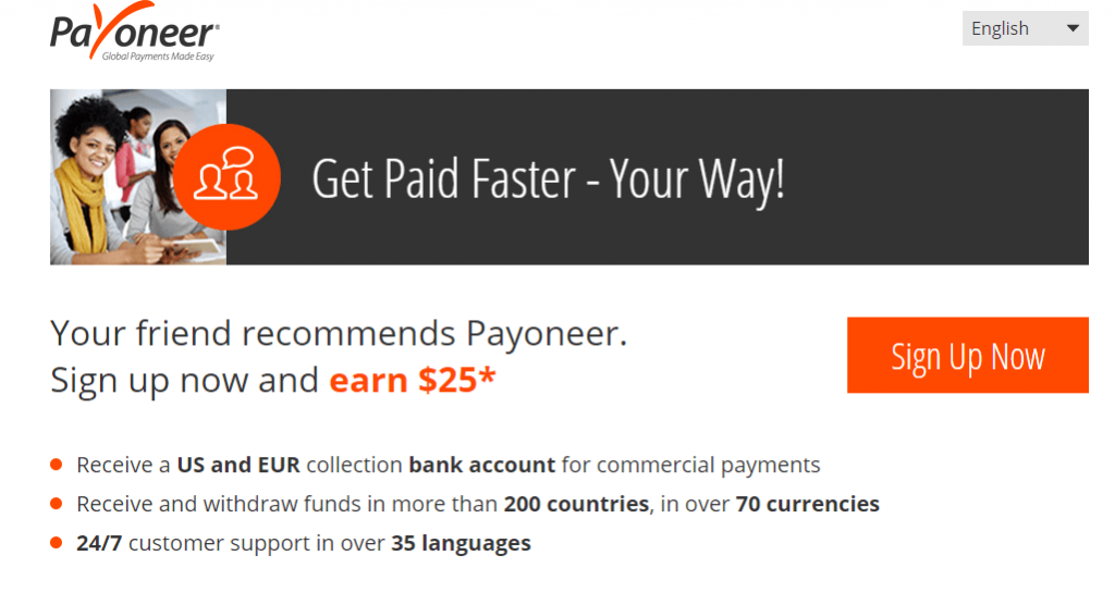 PAYONEER REVIEW: A (Free $25 Bonus) FOR A PAYONEER MASTER CARD ...
