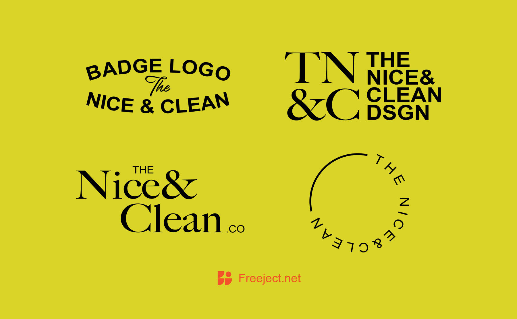Free Modern Badge Template for Logo Branding