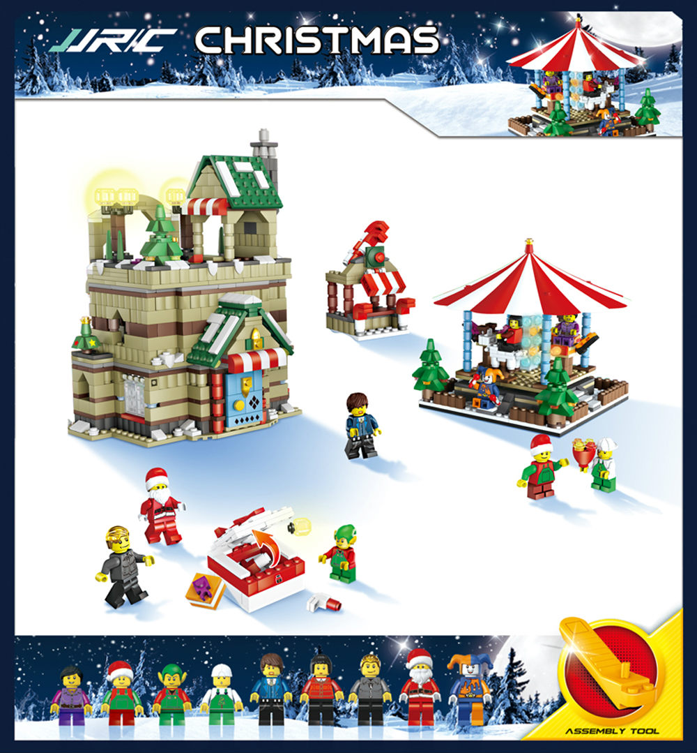 BLOG DOS BRINQUEDOS: Building Blocks Santa Claus