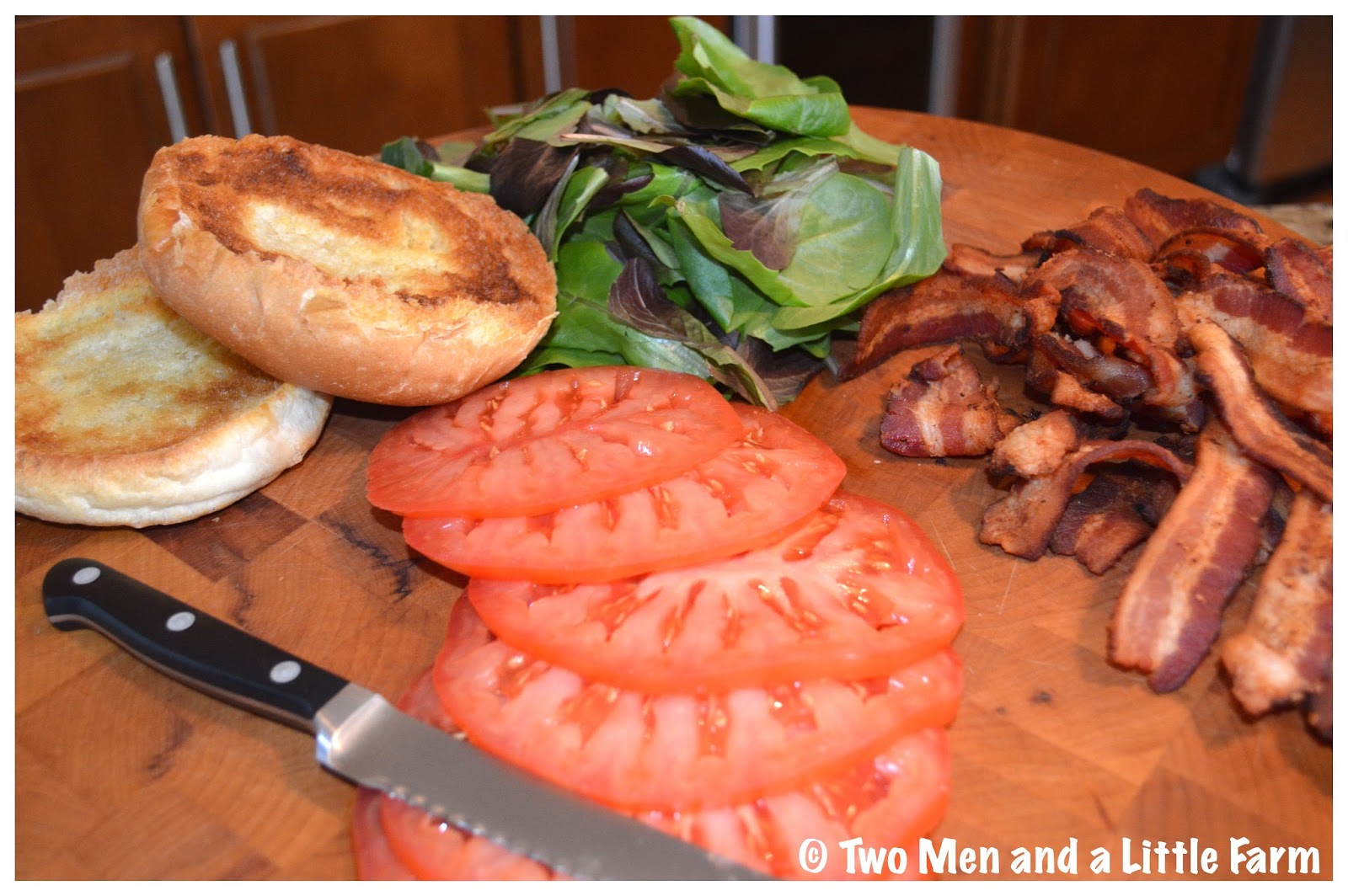 Two Men and a Little Farm: BLT SOMETIMES SIMPLE IS BEST
