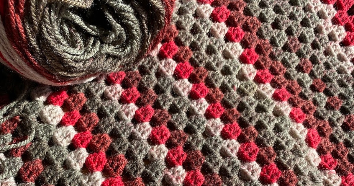 Red Velvet Crochet Blanket - Samelia's Mum
