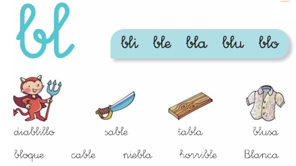 Maestra de escuela: ORTOGRAFÍA BR BL