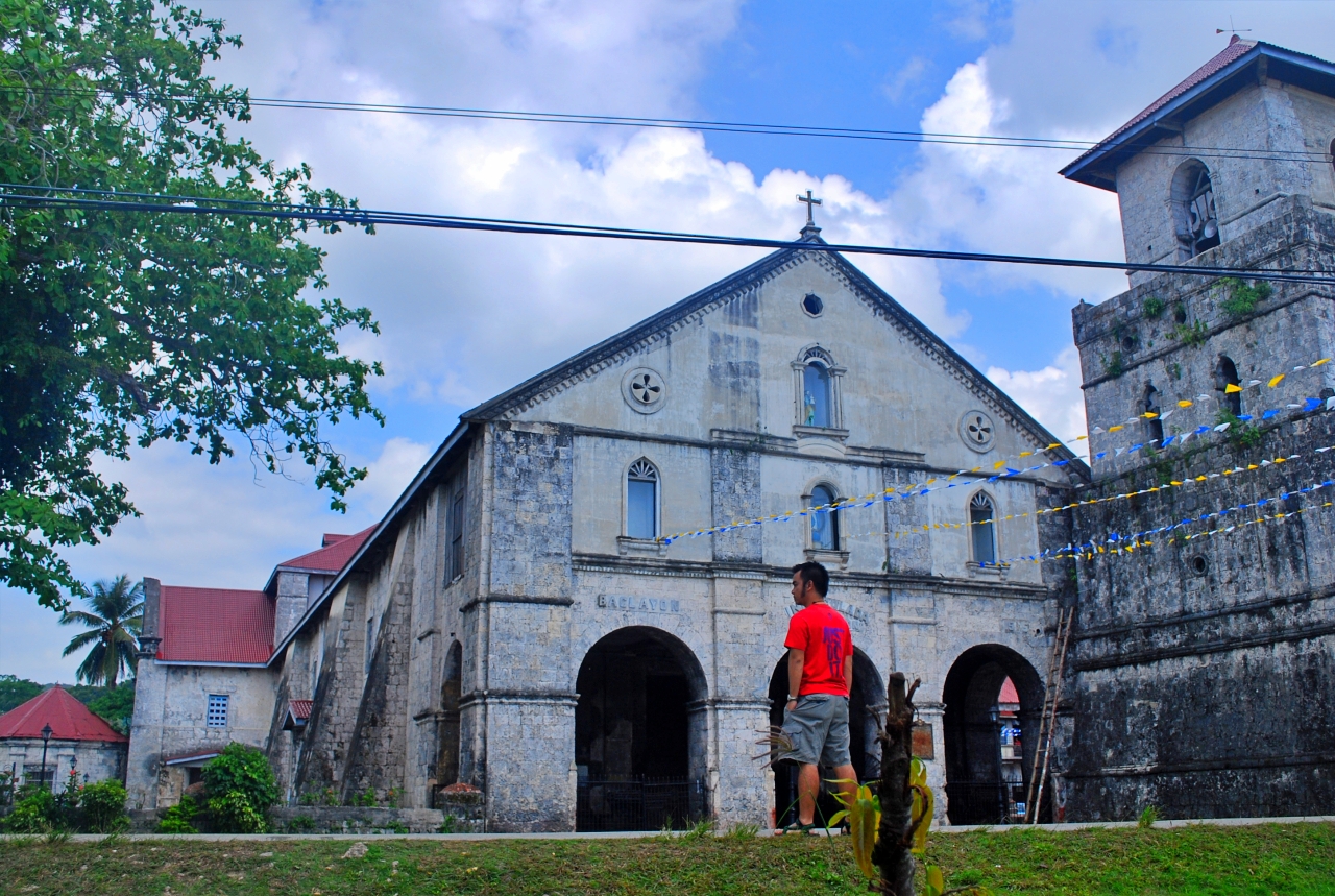 Sitting Inside a Confessional Booth in Baclayon Church | Bohol ...