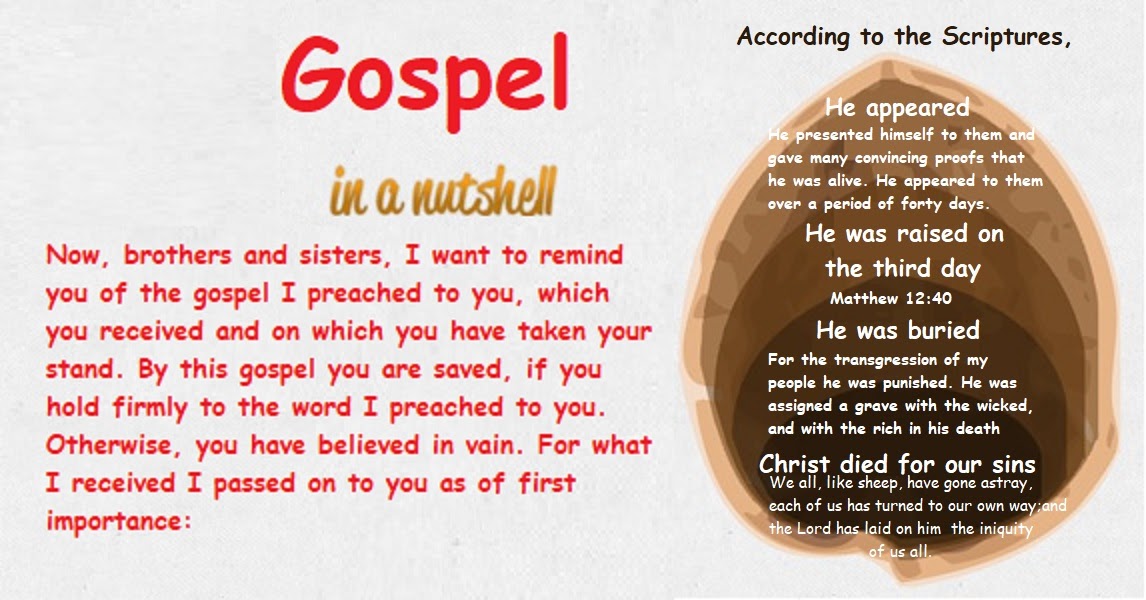 Bible Charts: The Gospel in a Nutshell