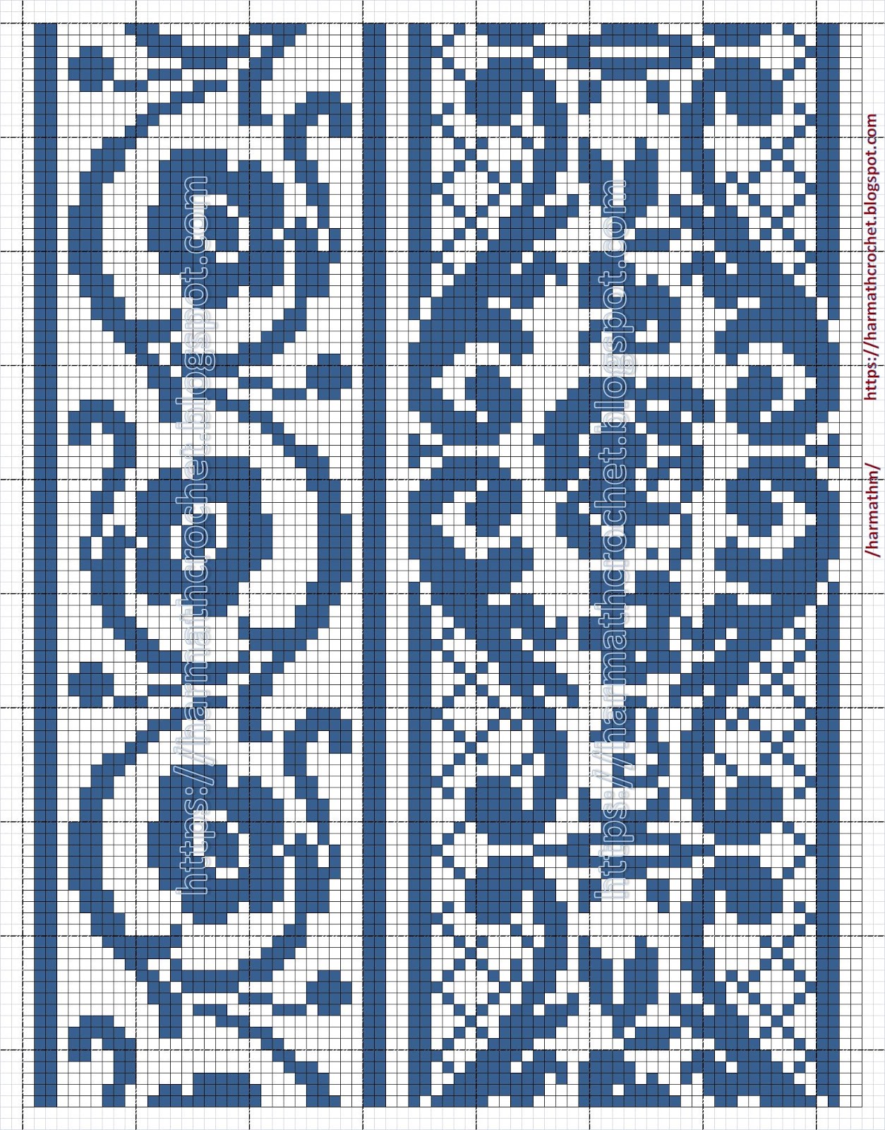 Filet - Crochet Patterns: Filet lace 182