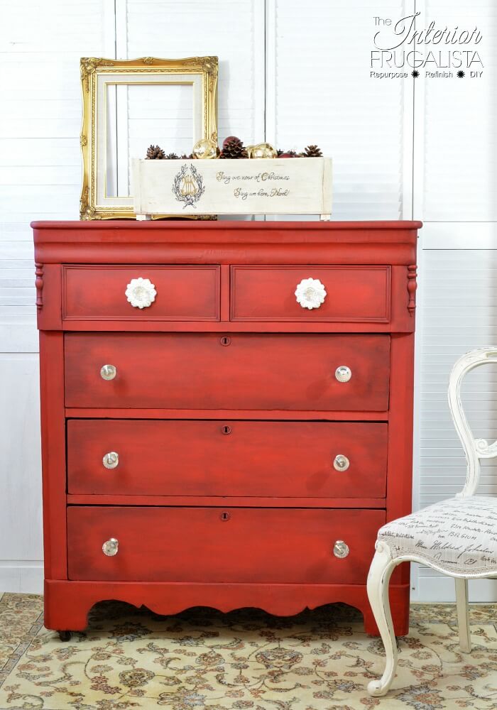 Red Dresser