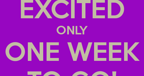 God, the Ginters & You: a week to go!