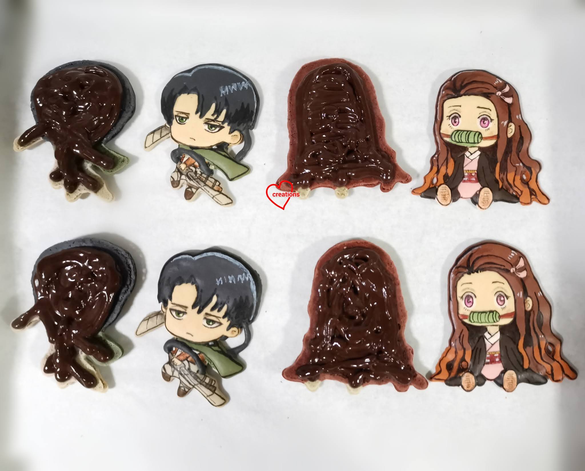 Loving Creations for You: Anime Character Macarons (Edible marker ...