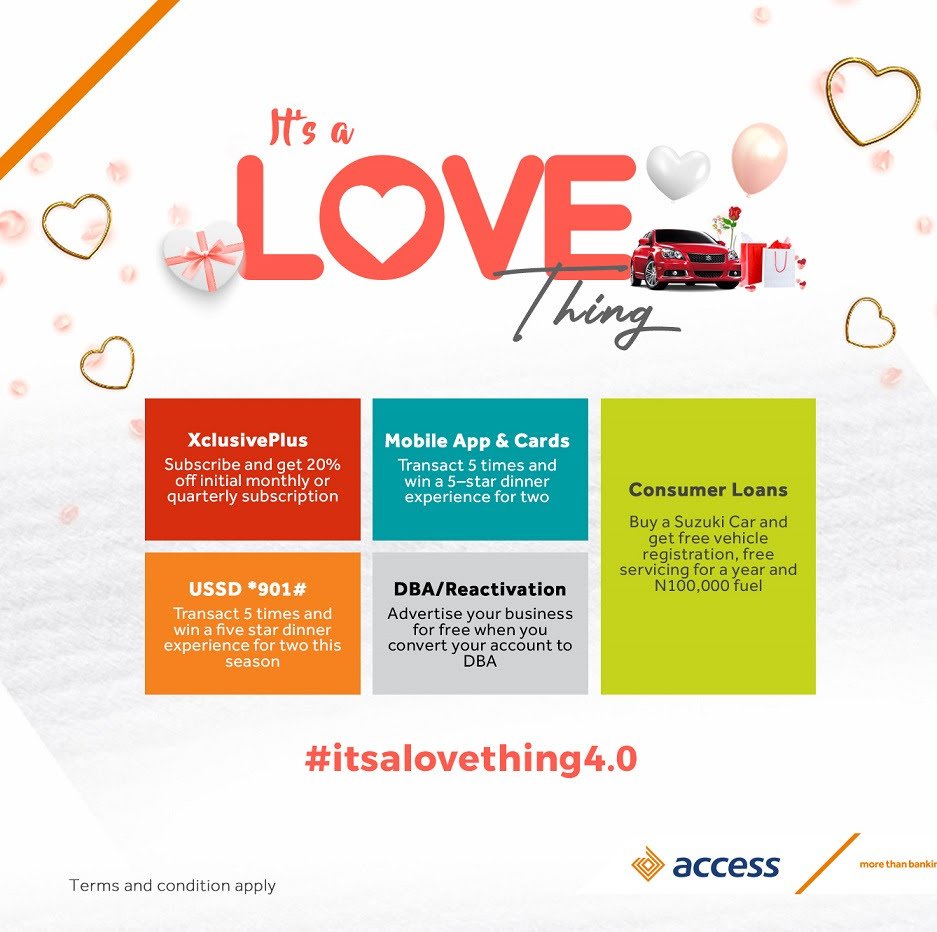 Access Bank Rewards Customers With Valentine Promo - Brand Icon Image ...