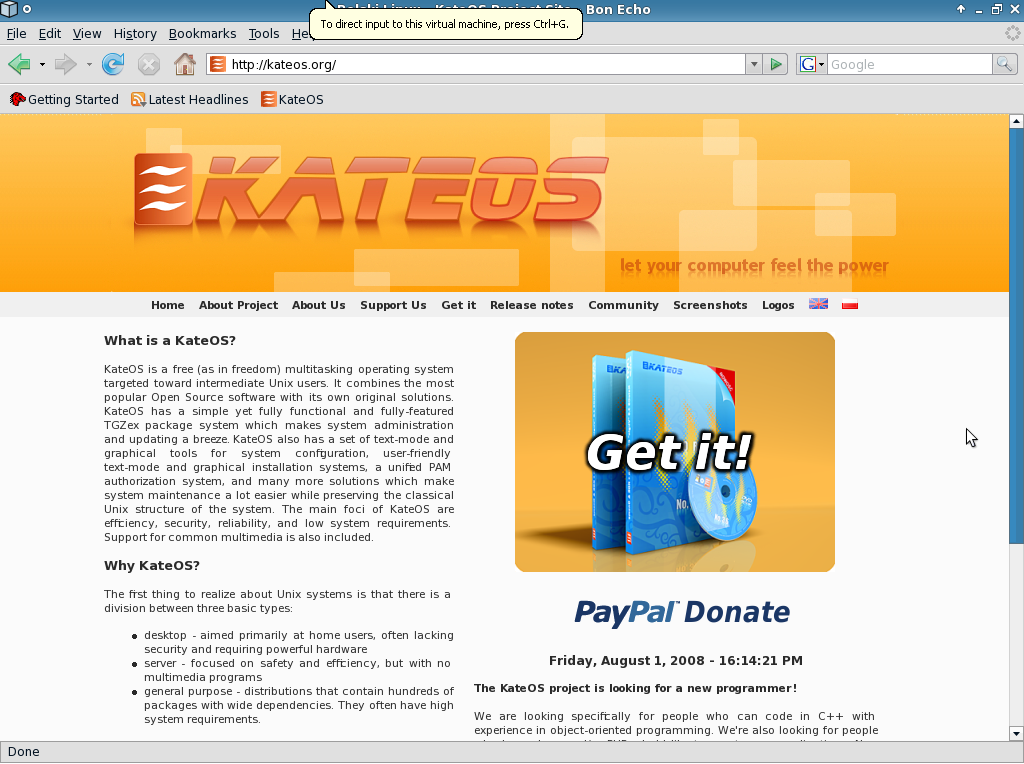 KateOS