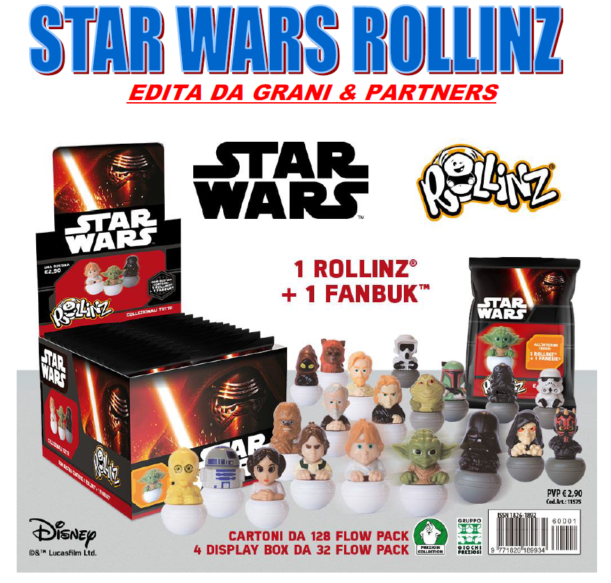 Infoedicola: Prossima uscita in edicola: STAR WARS ROLLINZ