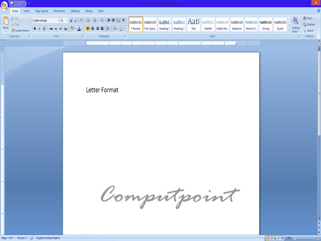 CompuTPoint How To Create A Letter In Ms Word computpoint-how-to-create-a-letter-in-ms-word