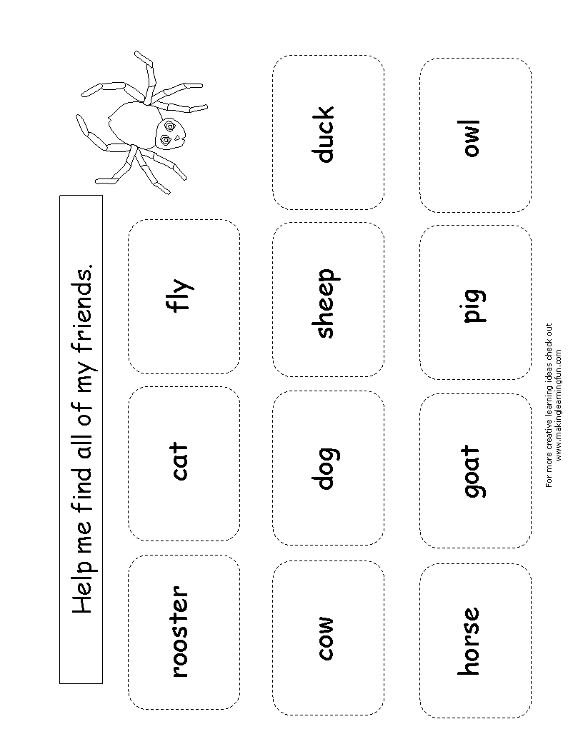 The Very Busy Spider Coloring Page Coloring Pages