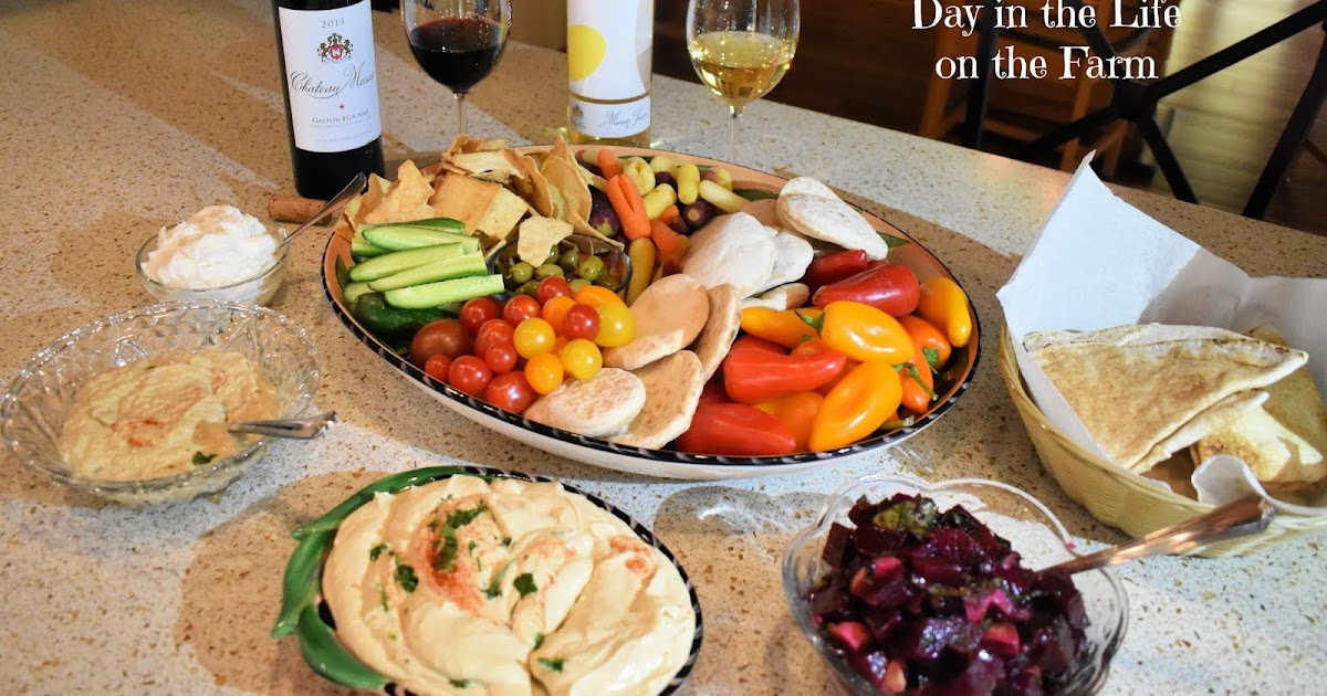 A Day in the Life on the Farm: Mezze Platter with Lebanese Wines #WinePW