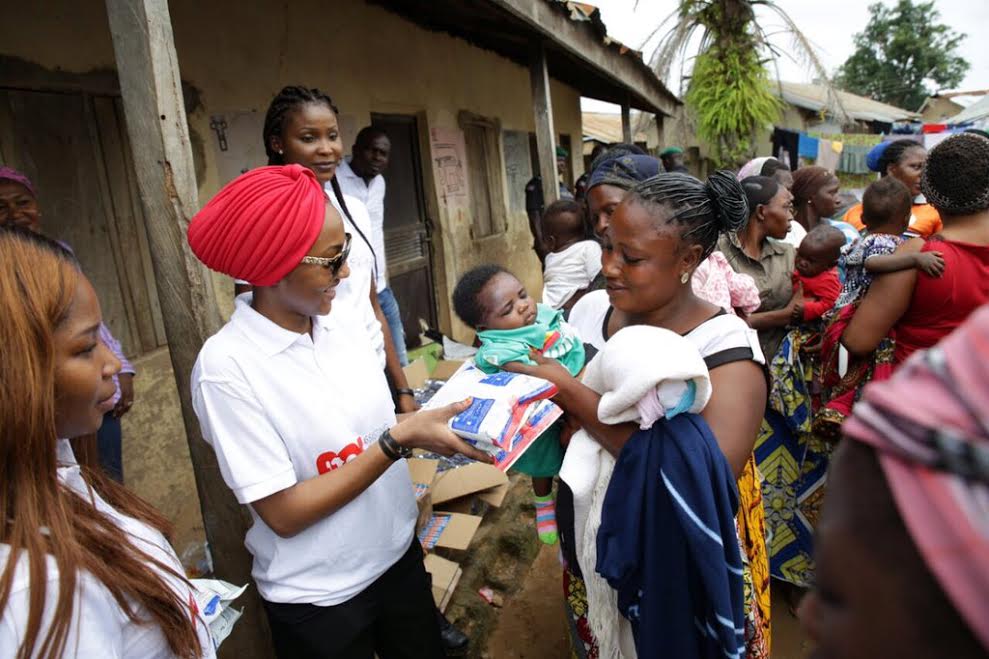 Photos: Zahra Buhari celebrates independence day with the less ...