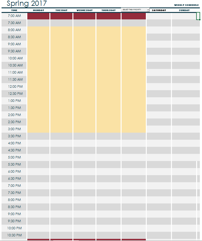 How to Plan A Full Time School Schedule When You Work Full Time Too - A ...
