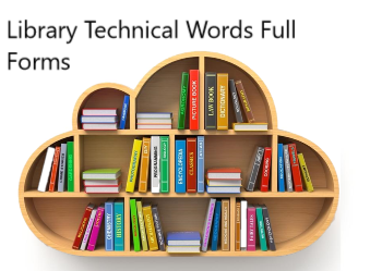 GLOSSARY FOR CATALOGUE