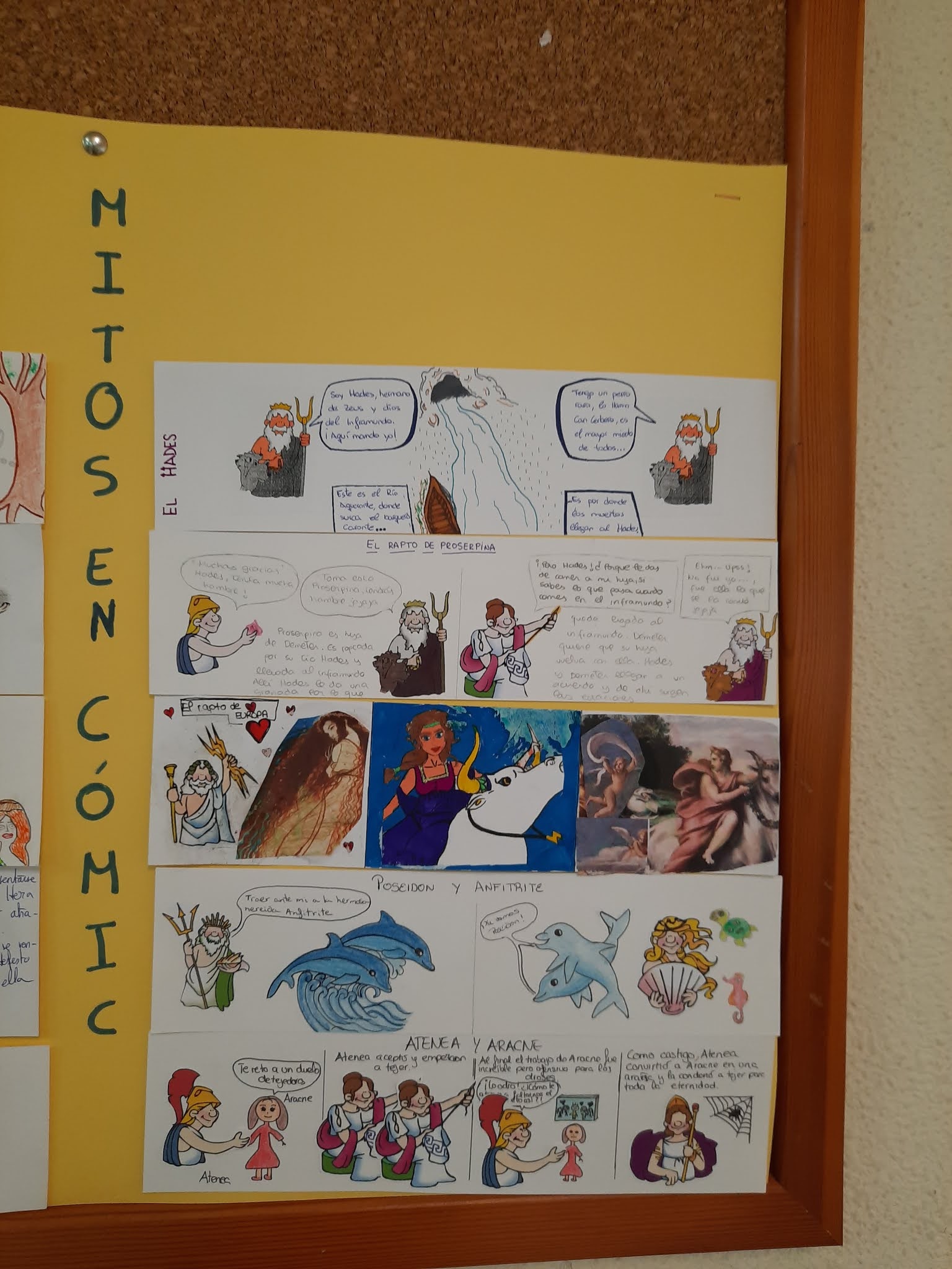 Cultura clásica 4º: VUESTROS CÓMICS CON LOS MITOS