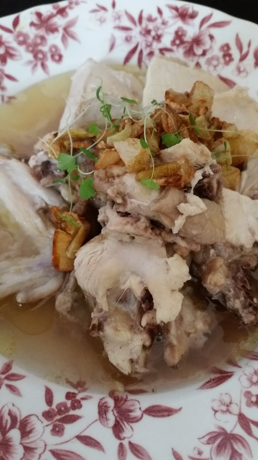 Rose' World: Simple steamed chicken