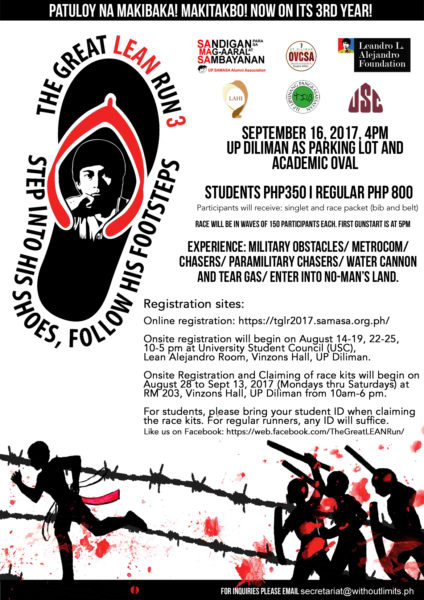 Fun Run Philippines: September 16, 2017 - The Great Lean Run 2017