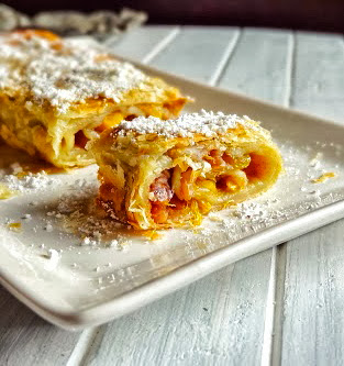 mango ginger strudel