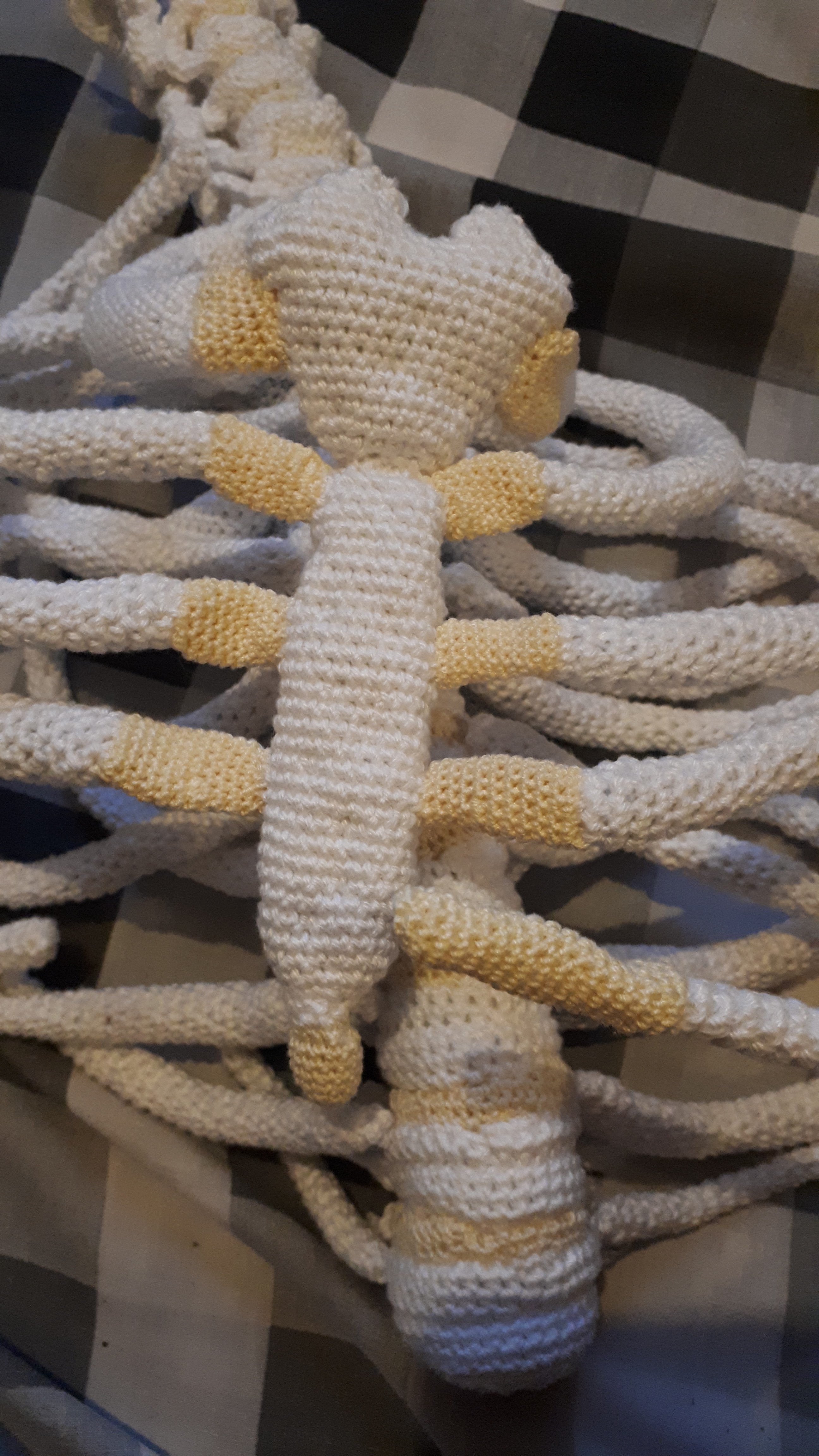 Adventures into Anatomical Crochet: Assembling ribs, spine, and sternum