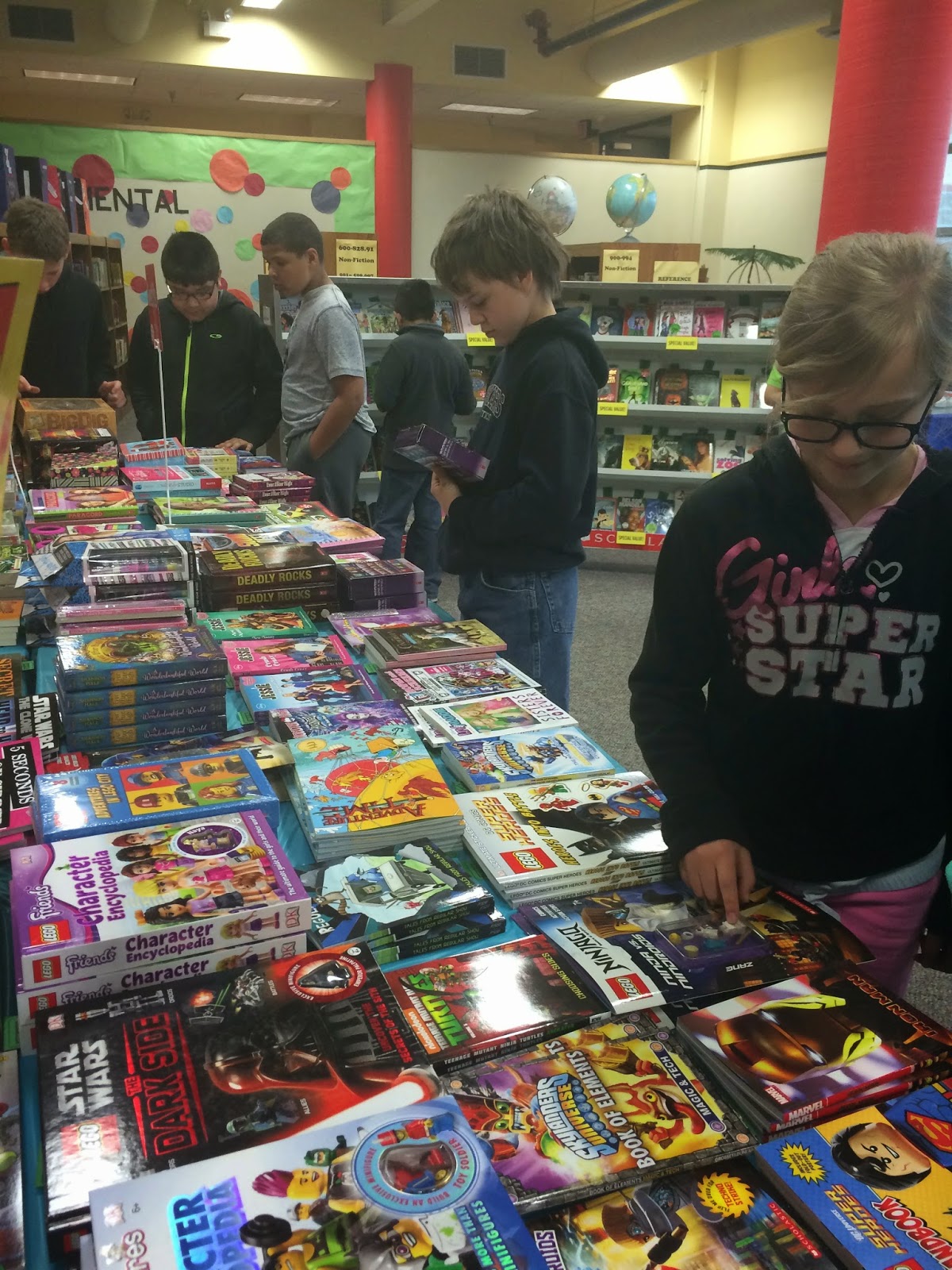 A Full Classroom: Spring Book Fair