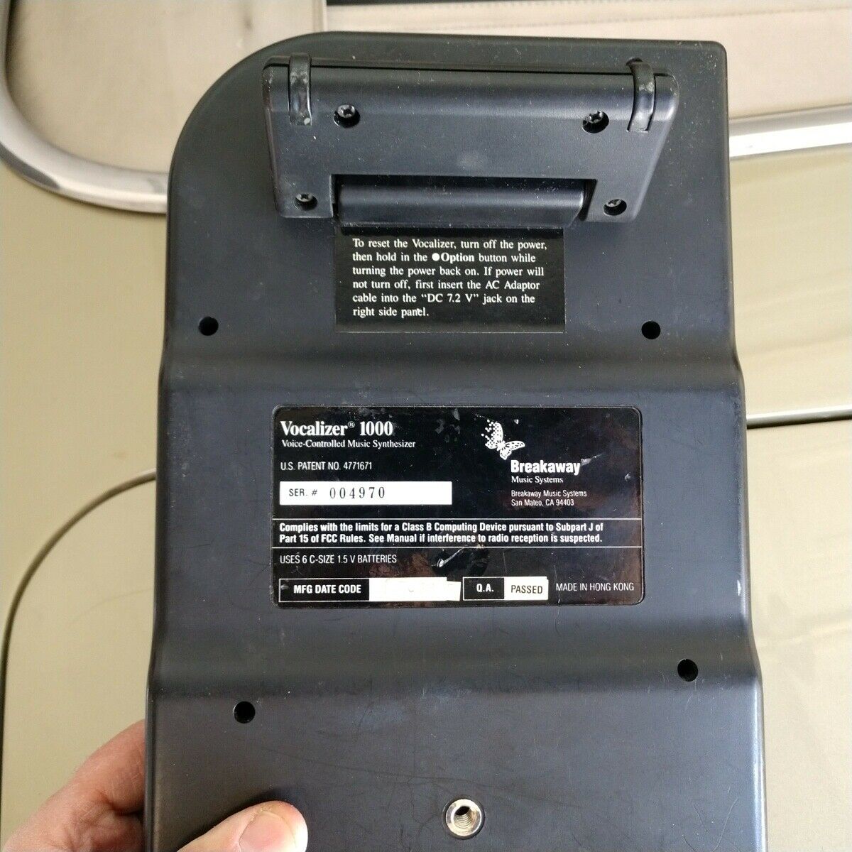 MATRIXSYNTH: RARE BREAKAWAY VOCALIZER 1000 (ENSONIQ ESQ-1 voice chip ...